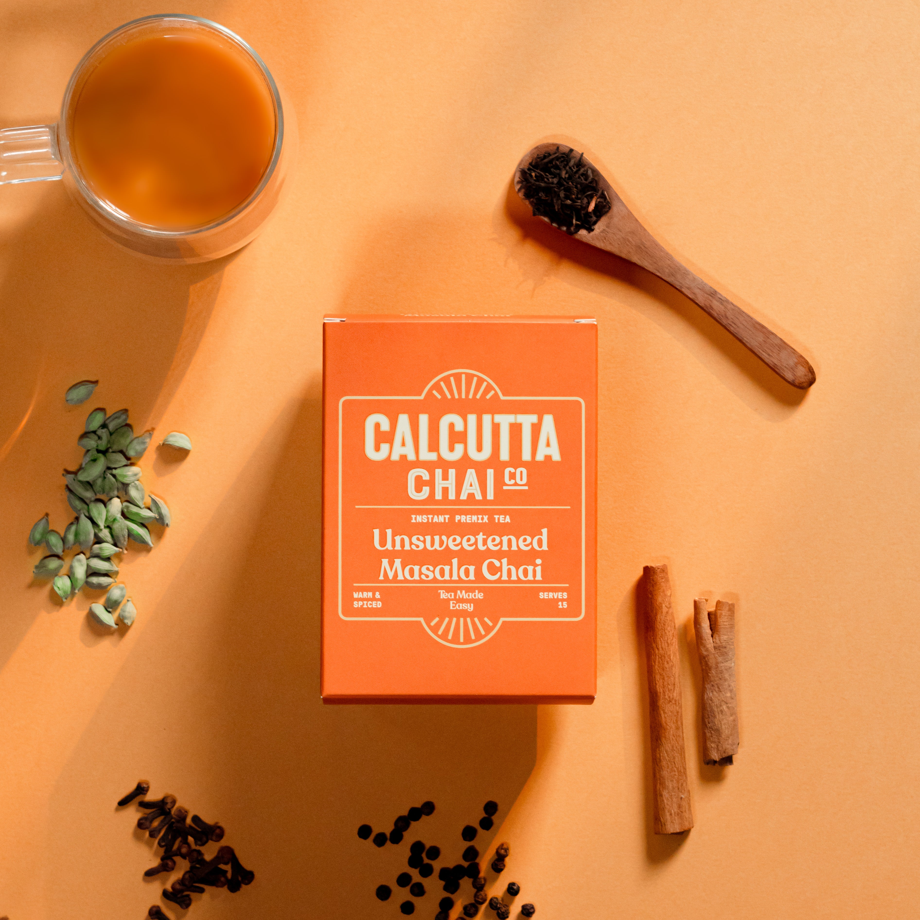 Calcutta Chai Co | Indian Chai Instant Pre-Mixes | Just Mix & Drink