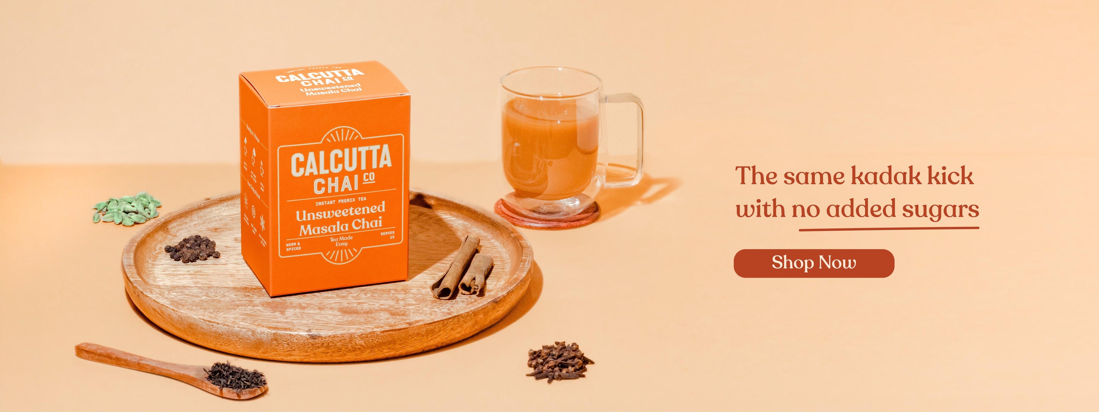 Calcutta Chai Co | Indian Chai Instant Pre-Mixes | Just Mix & Drink